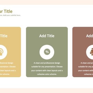 Warm Tone Powerpoint Template - Etsy