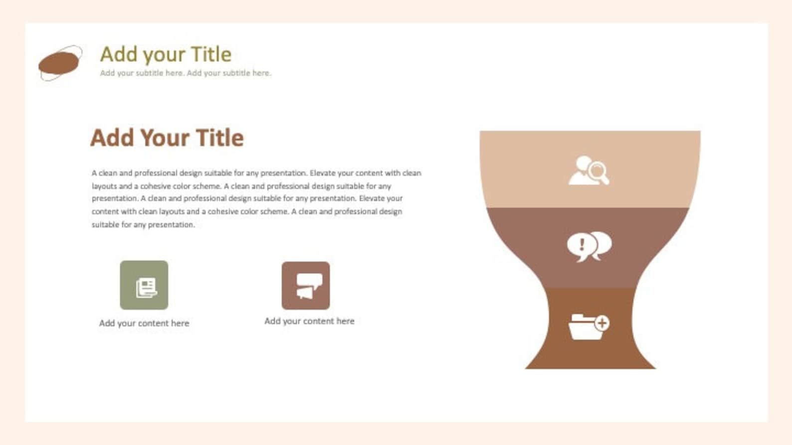 Warm Tone Powerpoint Template - Etsy