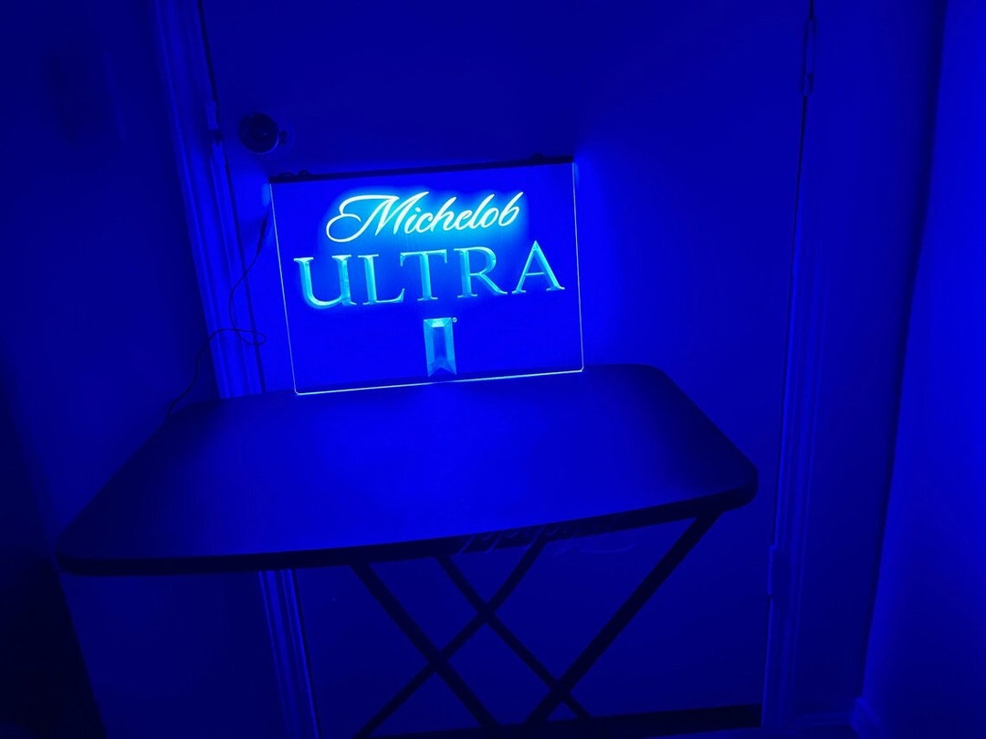 Sleek Michelob Ultra LED Neon Sign: Modern Brilliance for Every Space ...