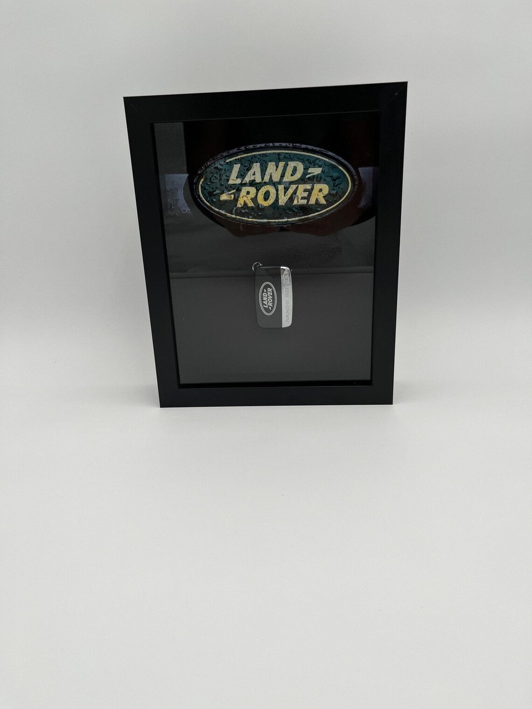 Exclusive Land Rover Key Fob Art in Elegant Shadow Box - Perfect for ...