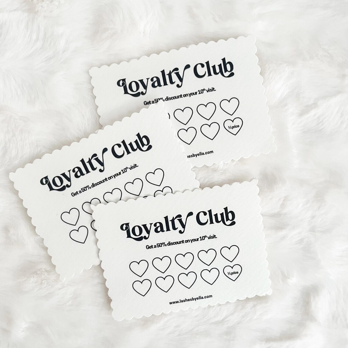 DIY Lash Loyalty Card Template | Editable Canva Design (digital ...