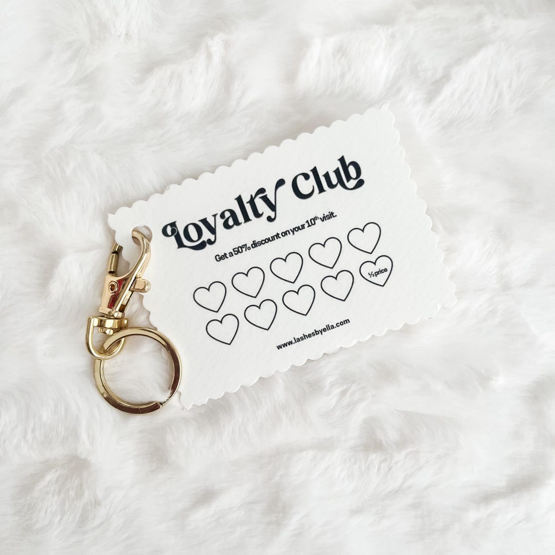 DIY Lash Loyalty Card Template | Editable Canva Design (digital ...