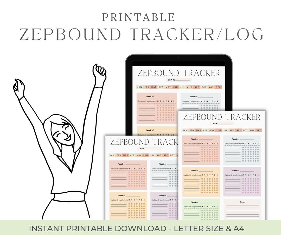Zepbound Injection Tracker Weightloss Tacker Tracker Personalized ...