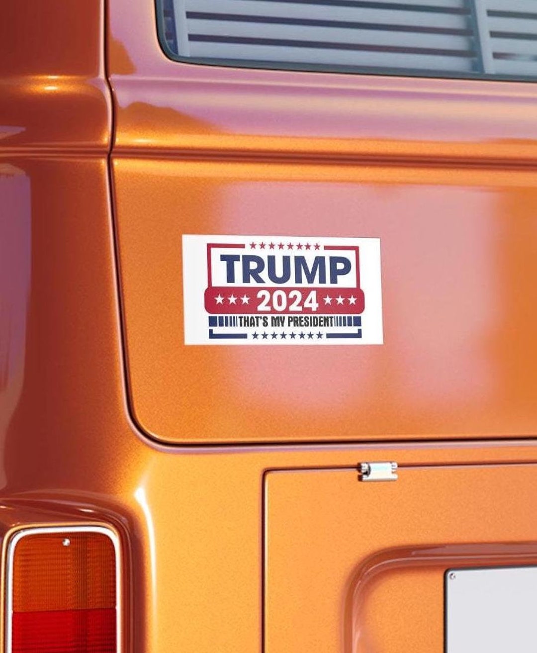 Bumper Sticker Trump Decal That's My President Bumper Stickers Trump ...