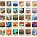 National Park Door Decs - 50 Designs: Digital Download - Etsy