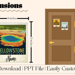 National Park Door Decs - 50 Designs: Digital Download - Etsy