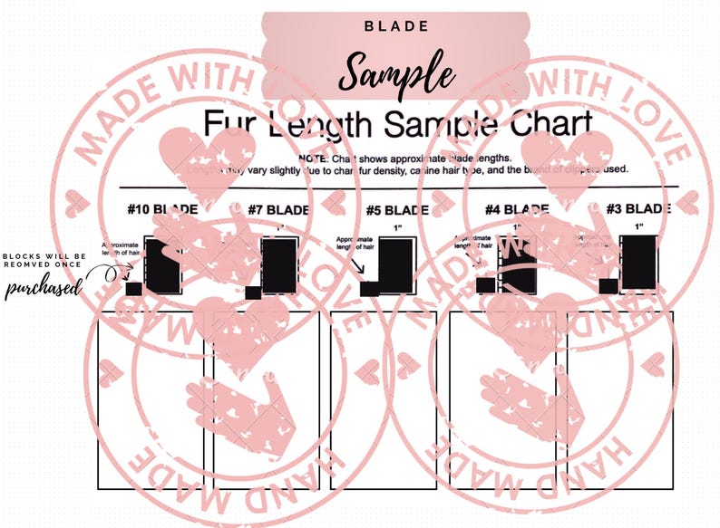 Grooming Hair Chart digital, DIY - Etsy