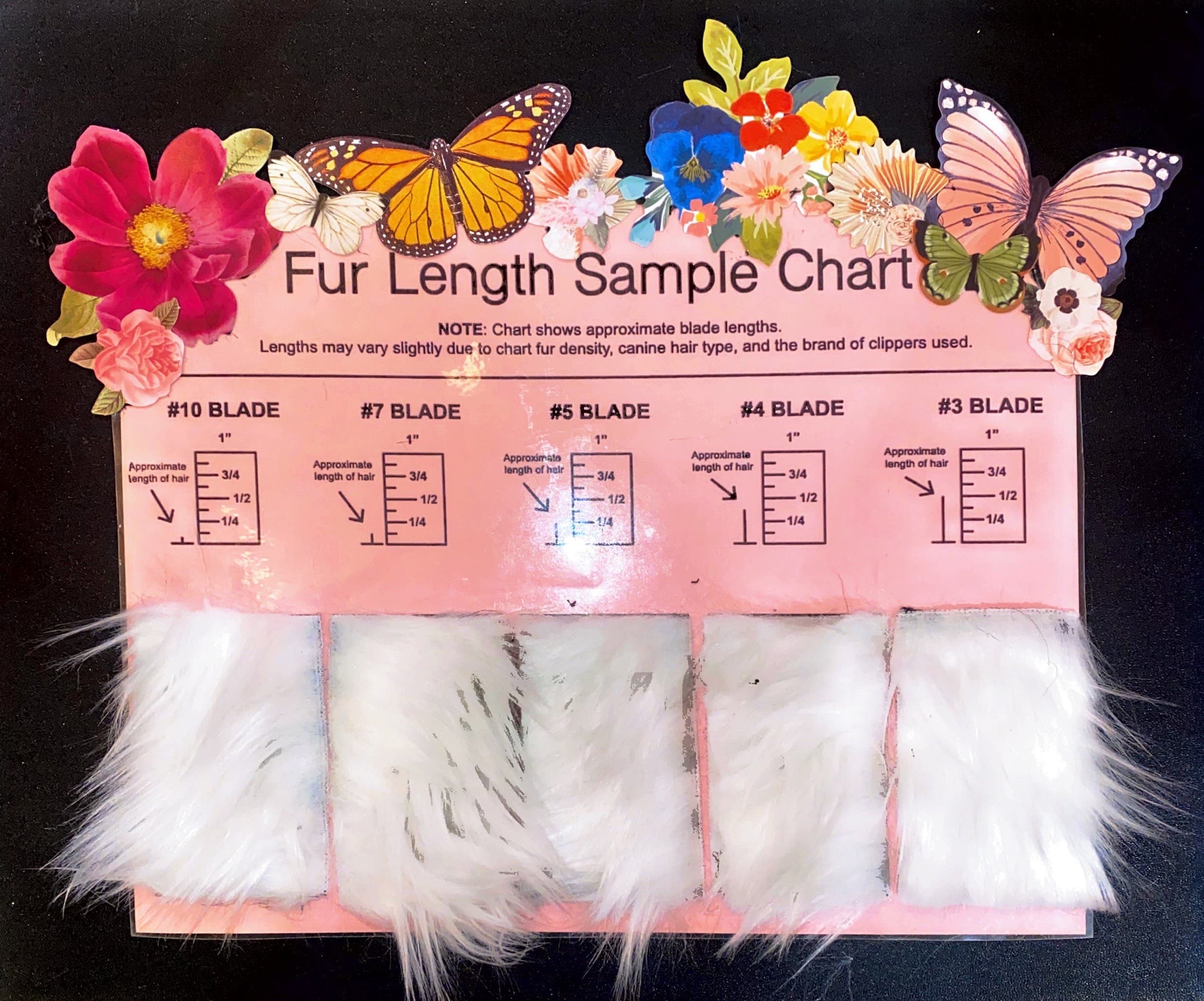 Grooming Hair Chart - Etsy