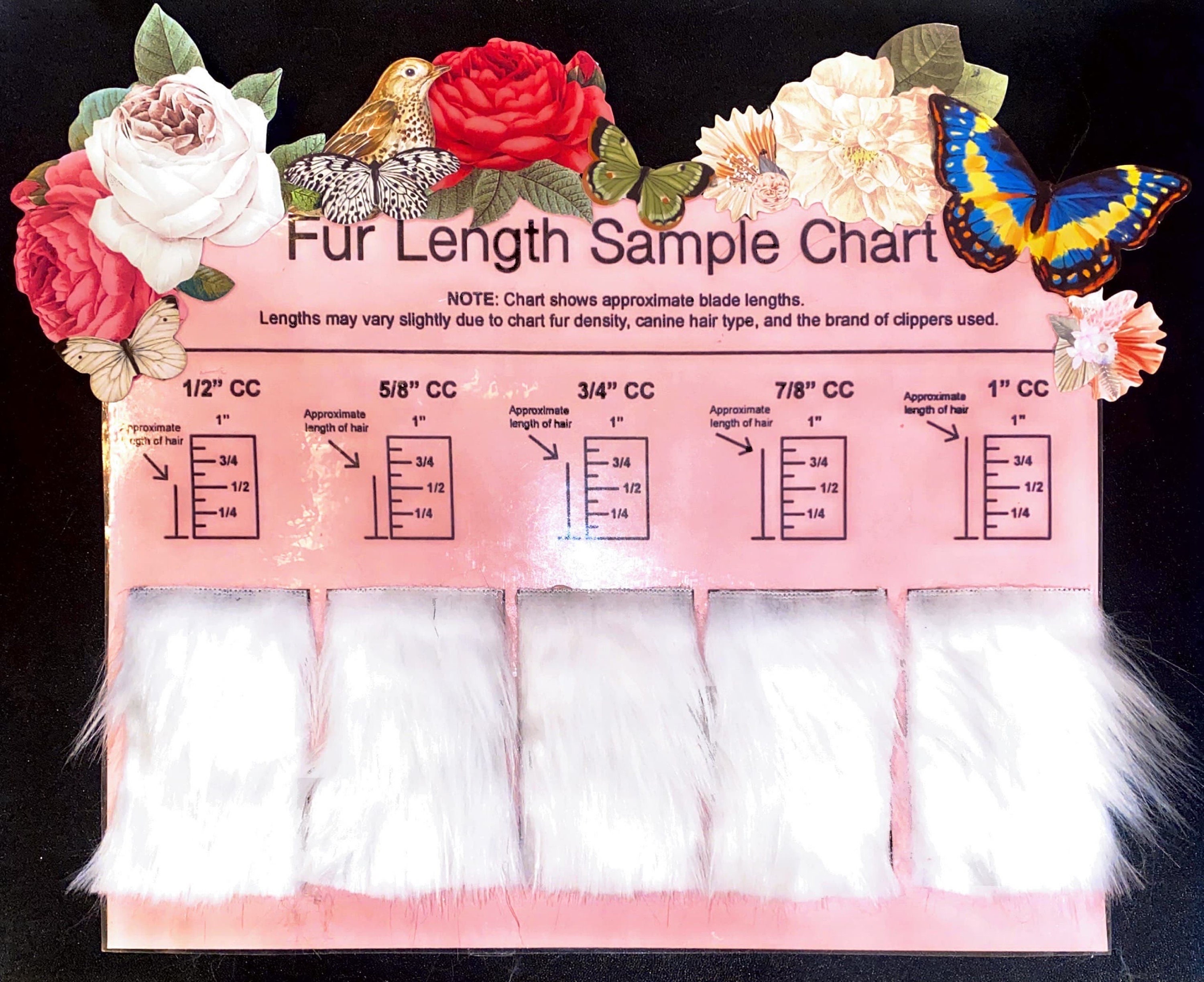 Grooming Hair Chart - Etsy