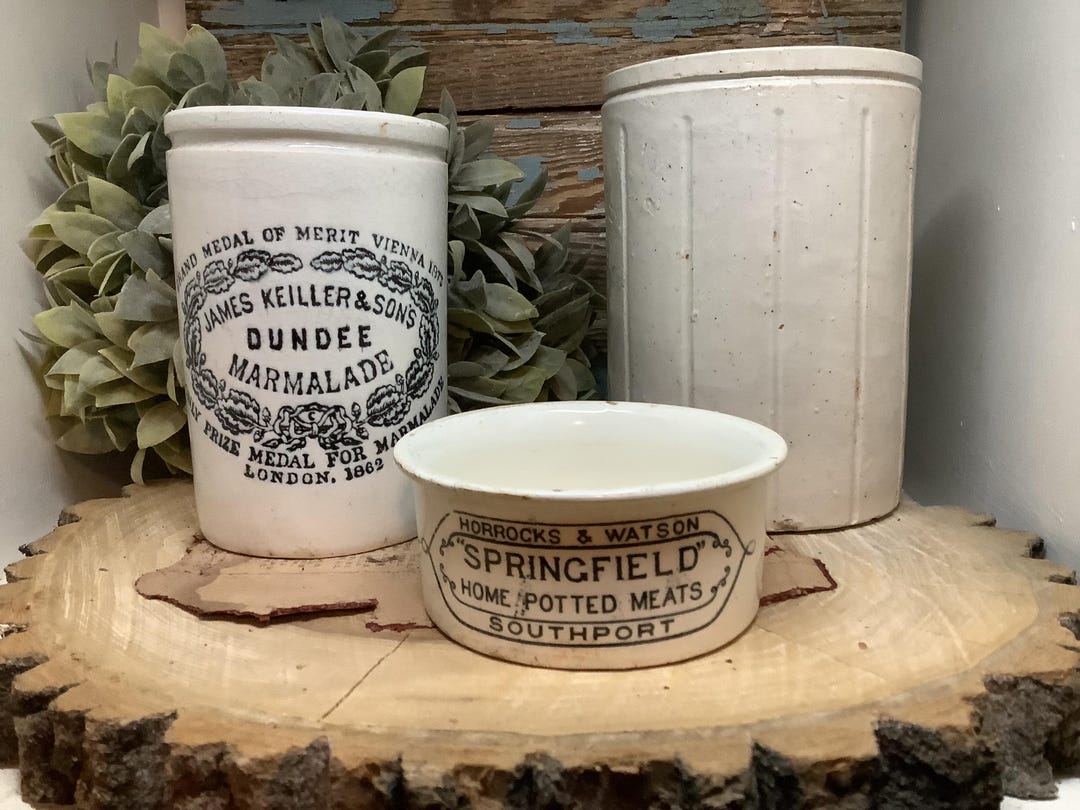 Springfield Home Meat Pot English Potted Meat Pot English Stoneware ...