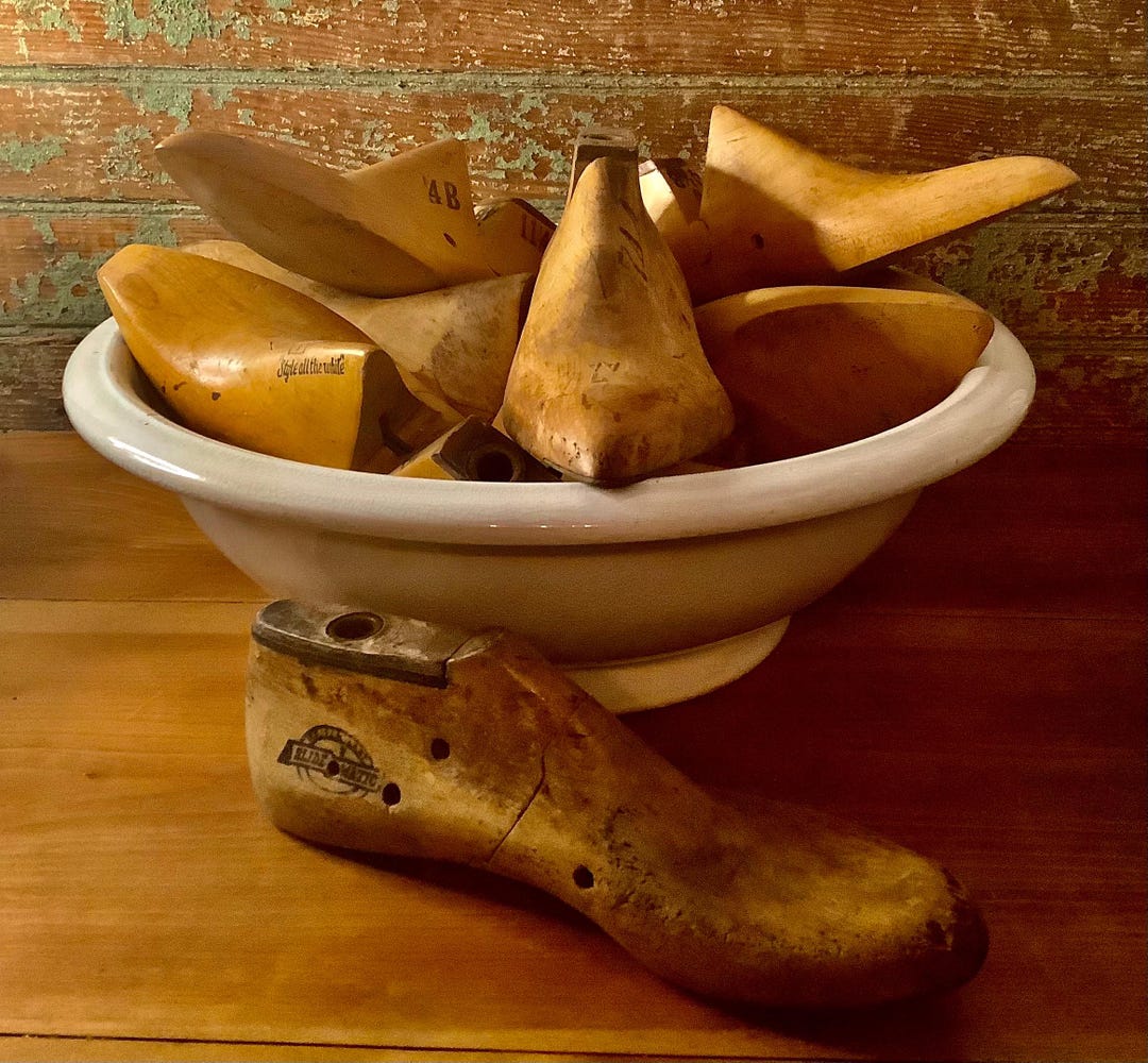 Vintage Wood Shoe Mold Primitive Decor - Etsy