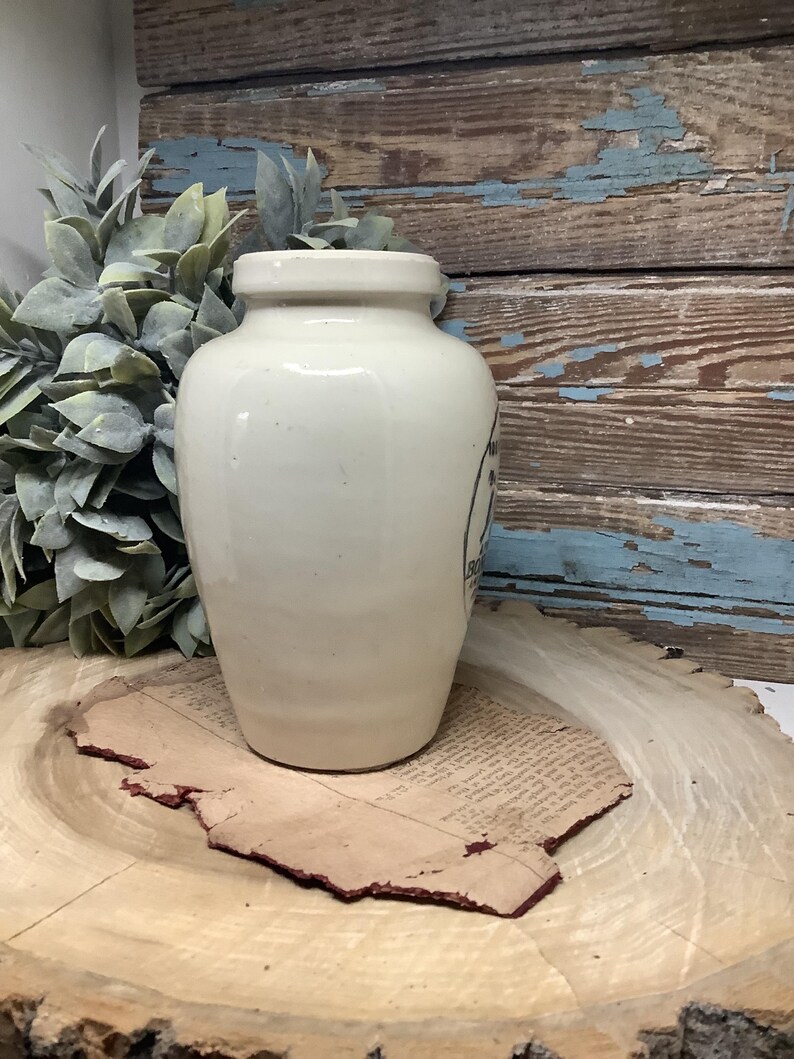 Vintage Large Virol English Advertising Pot English Stoneware English ...