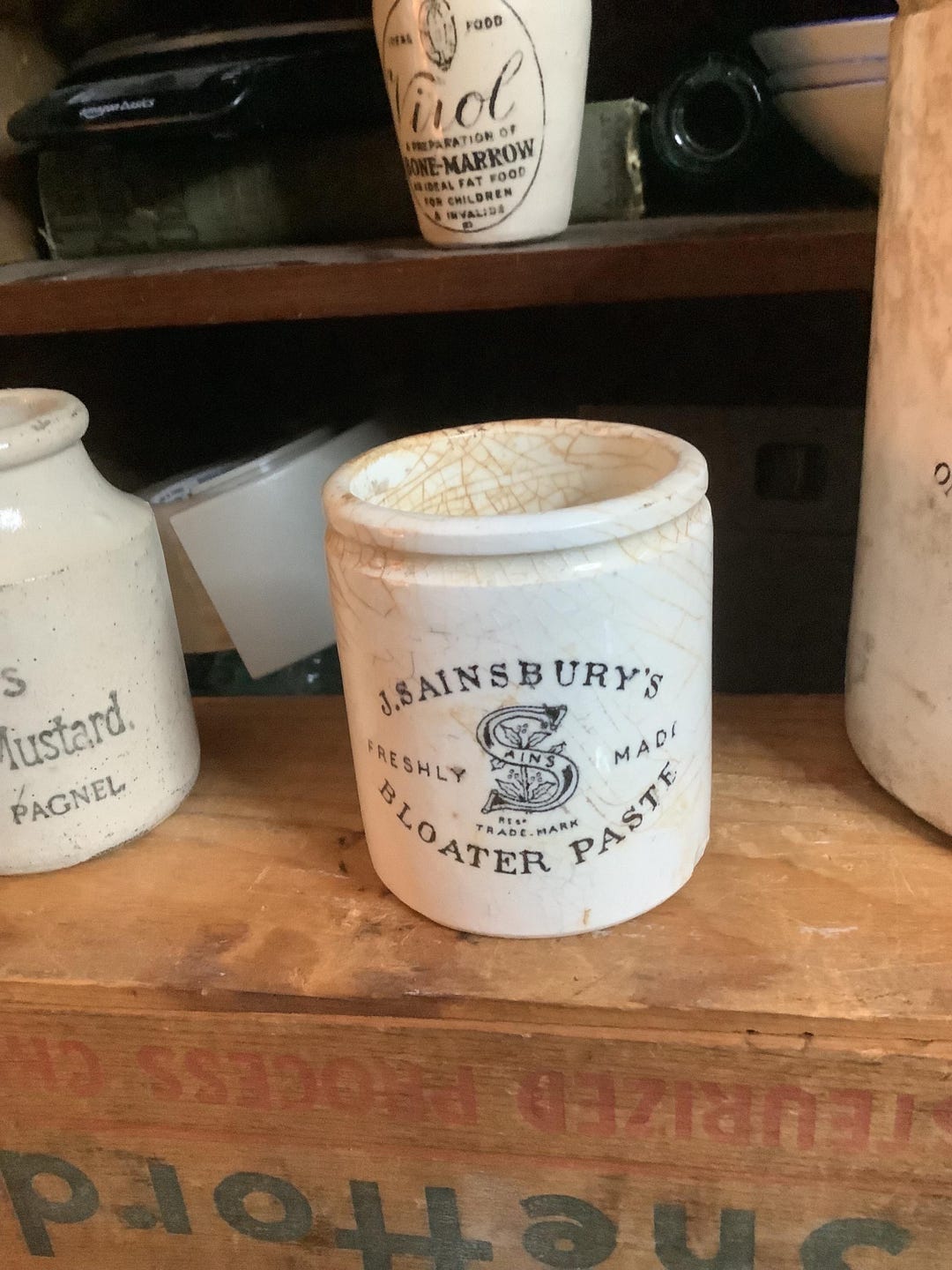 J Sainsbury’s Bloater Paste Pot English Bloater Paste Pot English ...