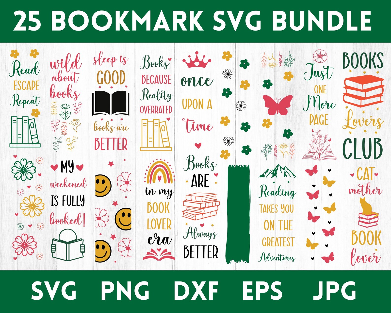 Bookmark SVG Bundle,bookmark Quote Svg, Bookmark SVG PNG, Bookmark ...