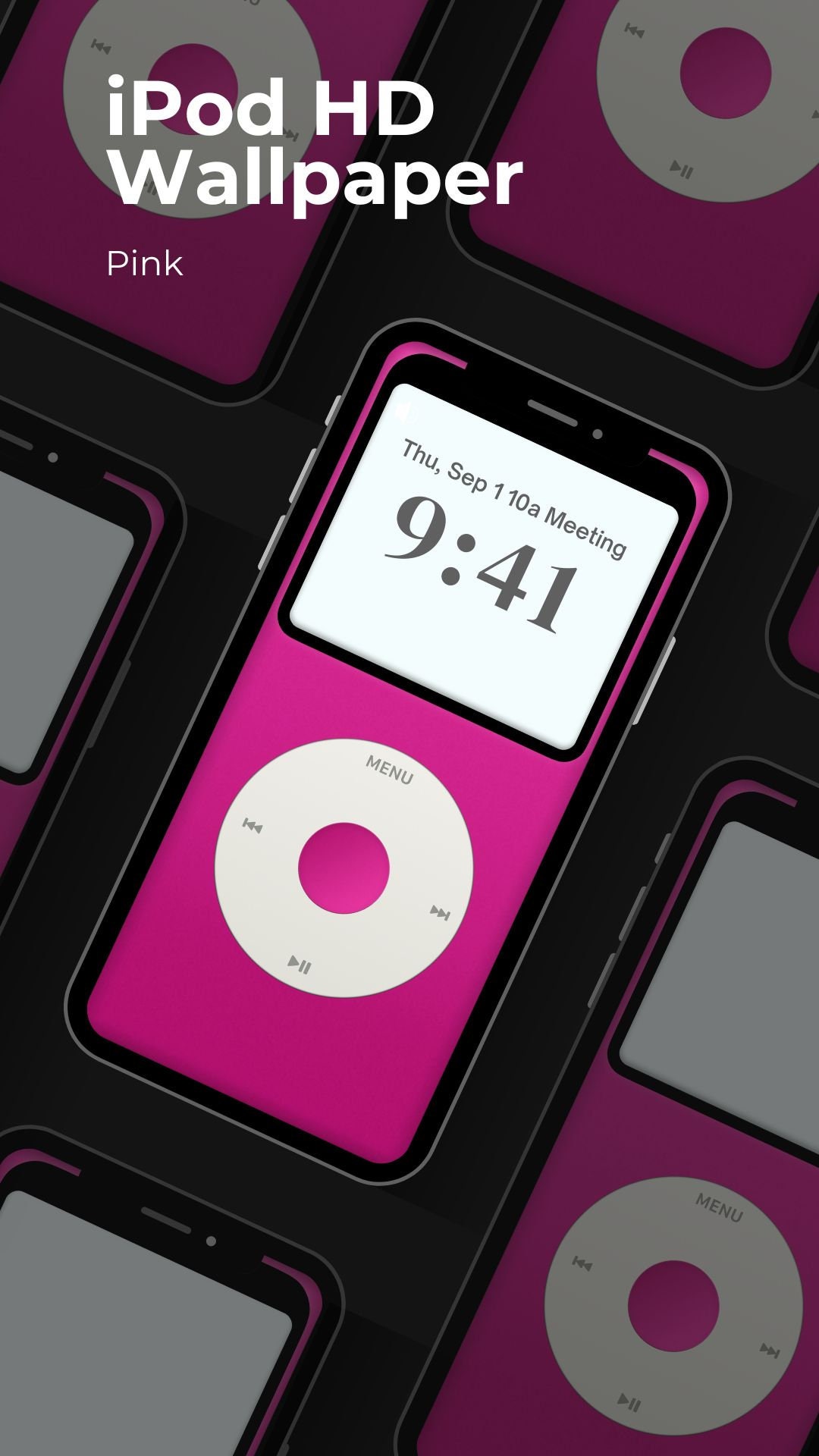 Pink Classic Ipod iPhone Wallpaper | Mobile Phone Wallpaper | Ios ...