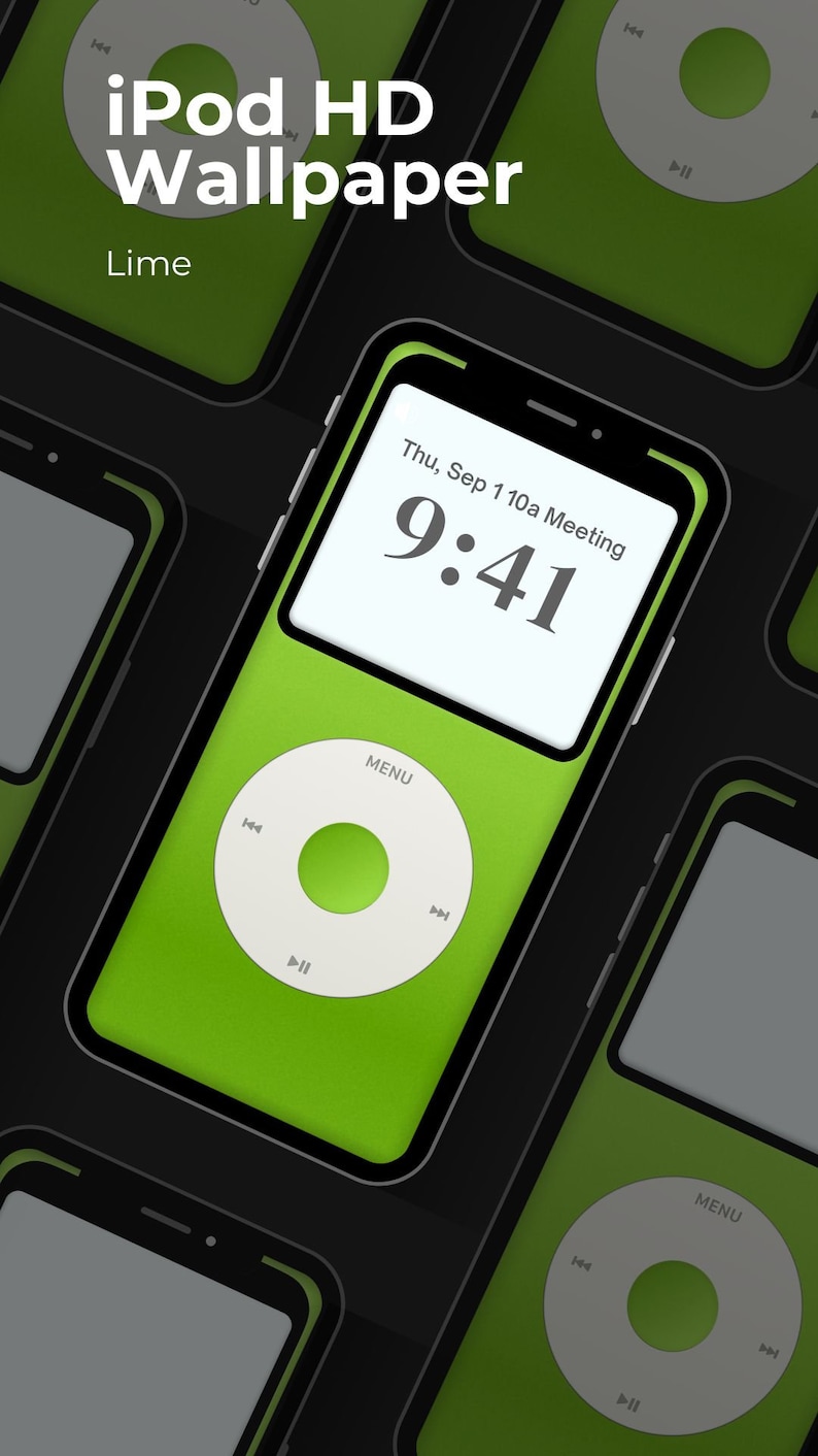 Green Classic Ipod iPhone Wallpaper | Mobile Phone Wallpaper | Ios ...
