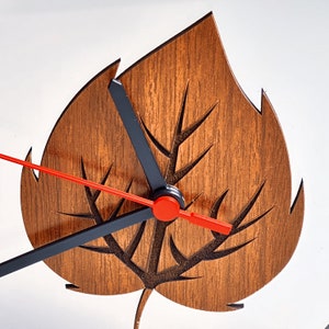 Wooden Desk Clock, Design, Table Clock, Minimalist Office Decor, Gift ...