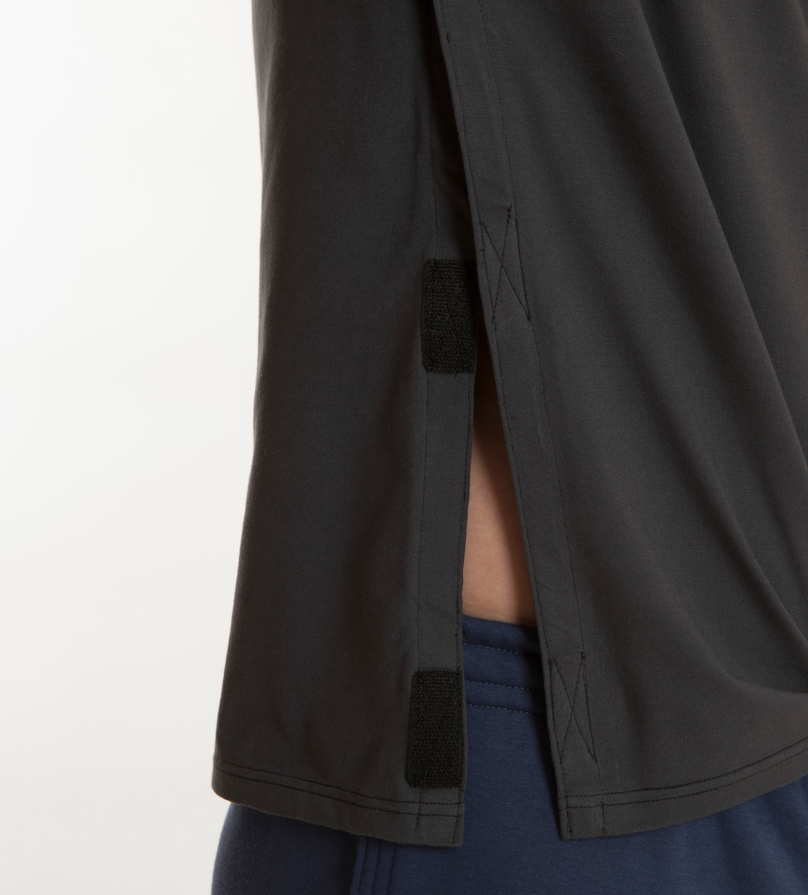 Adaptive Clothing T-shirt Velcro Surgery T-shirt Recovery Wear Men's T ...