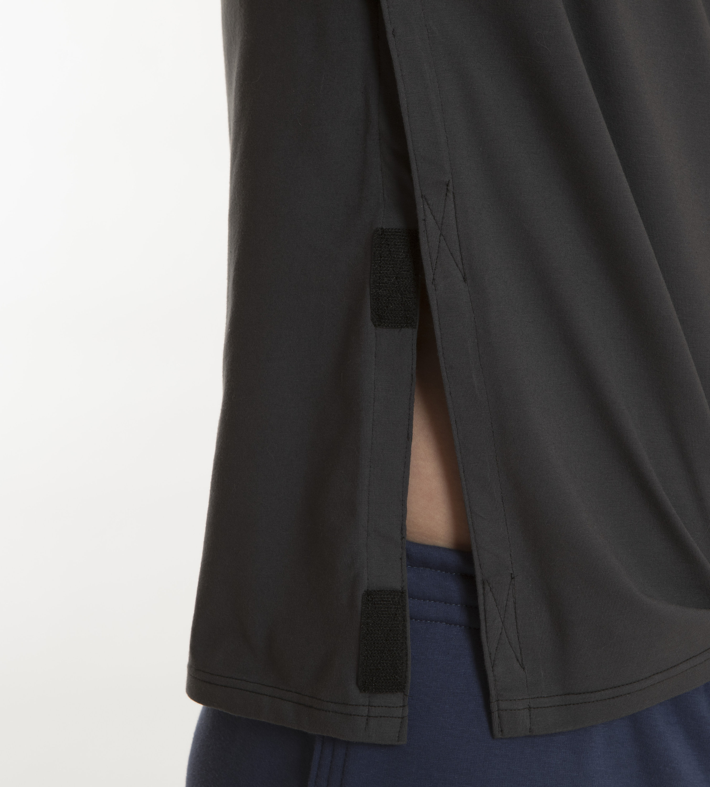 Adaptive Clothing T-shirt Velcro Surgery T-shirt Recovery Wear Men's T ...