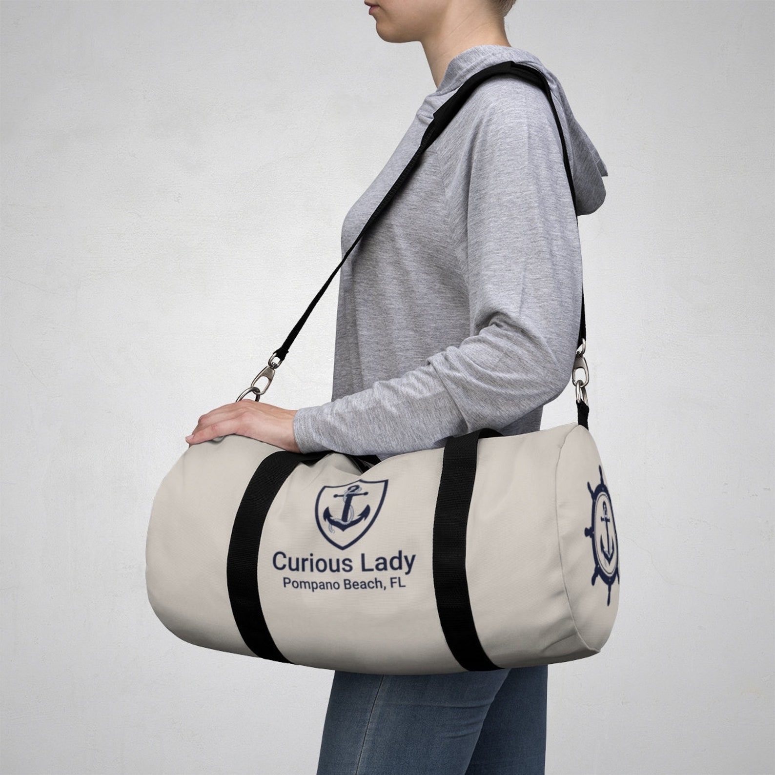 Custom Boat Duffel Bag, Boat Name Bag, Nautical Sports Bag ...