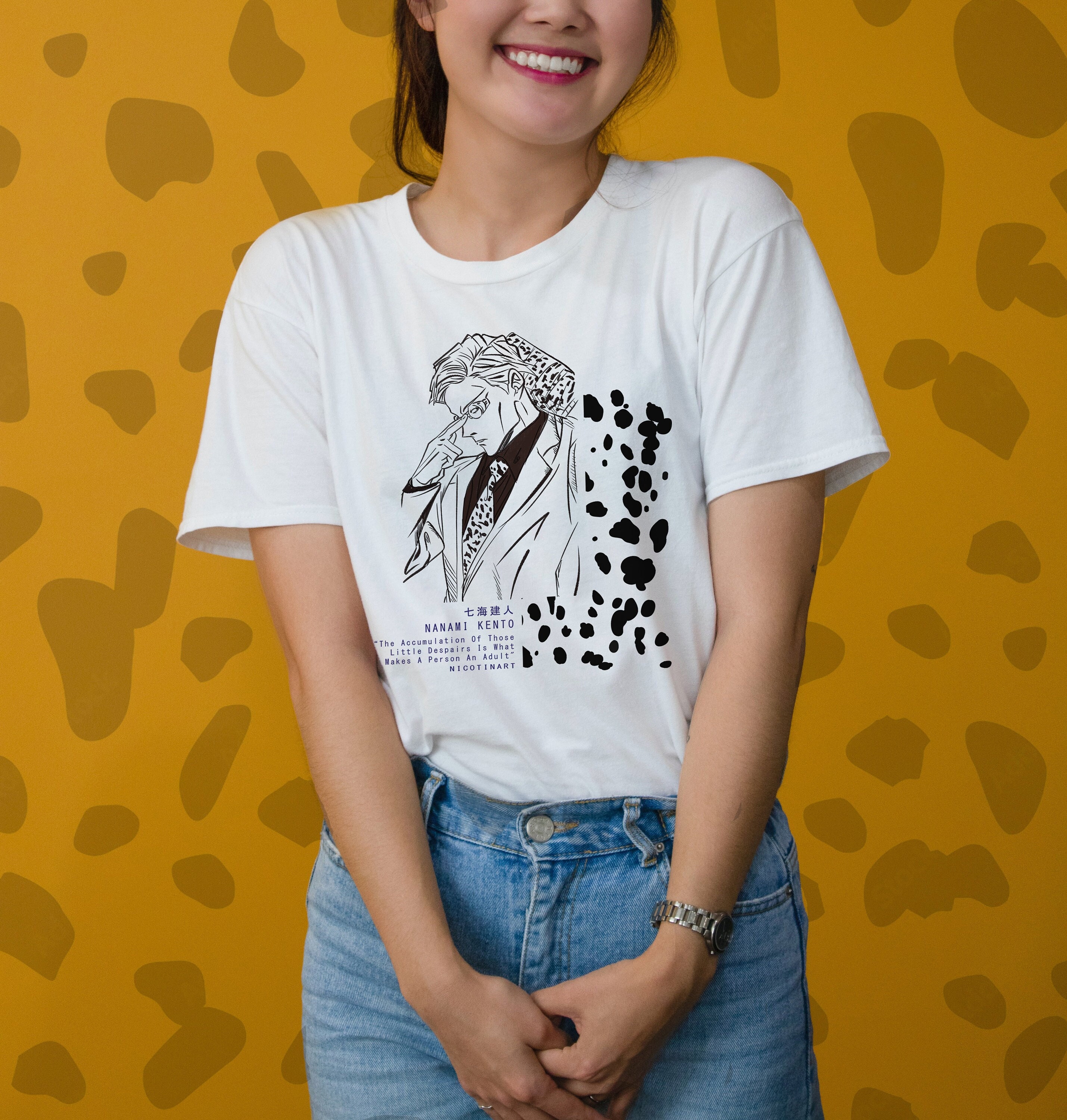 Nanami Kento Jujutsu Kaisen Anime Inspired Design Tee Unisex T-shirt - Etsy