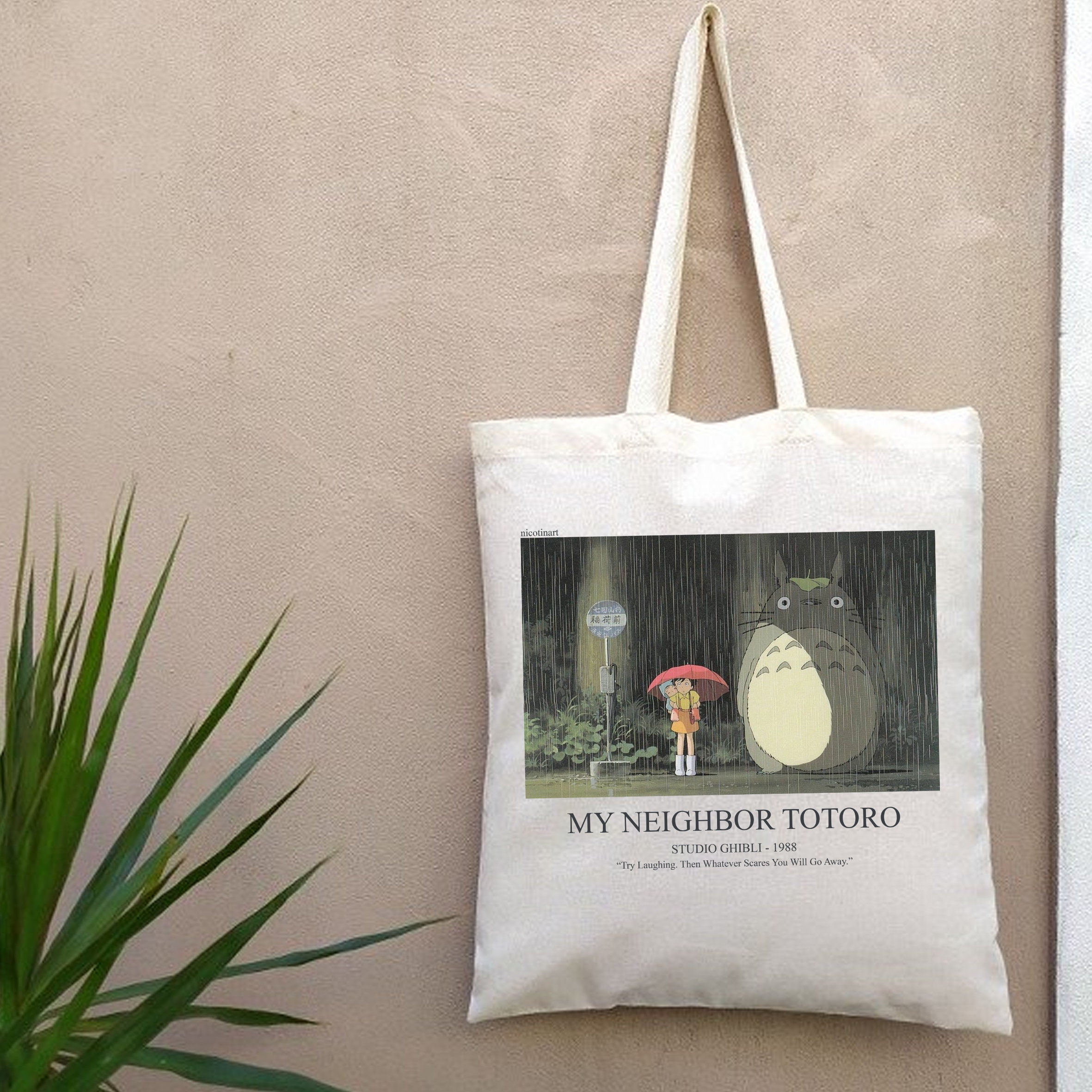 Studio Ghibli Movies Art Tote Bag Various Models - Etsy