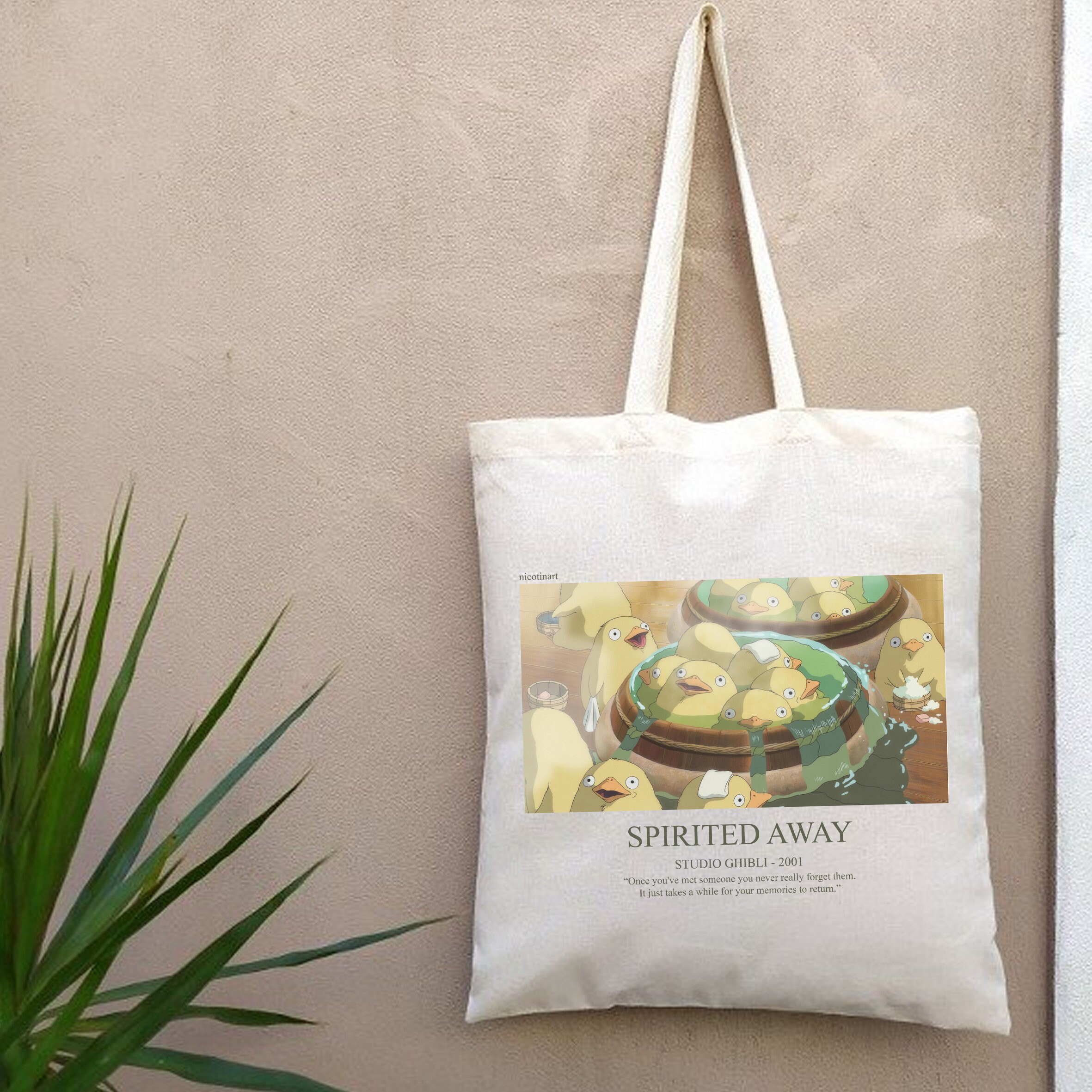 Studio Ghibli Movies Art Tote Bag Various Models - Etsy