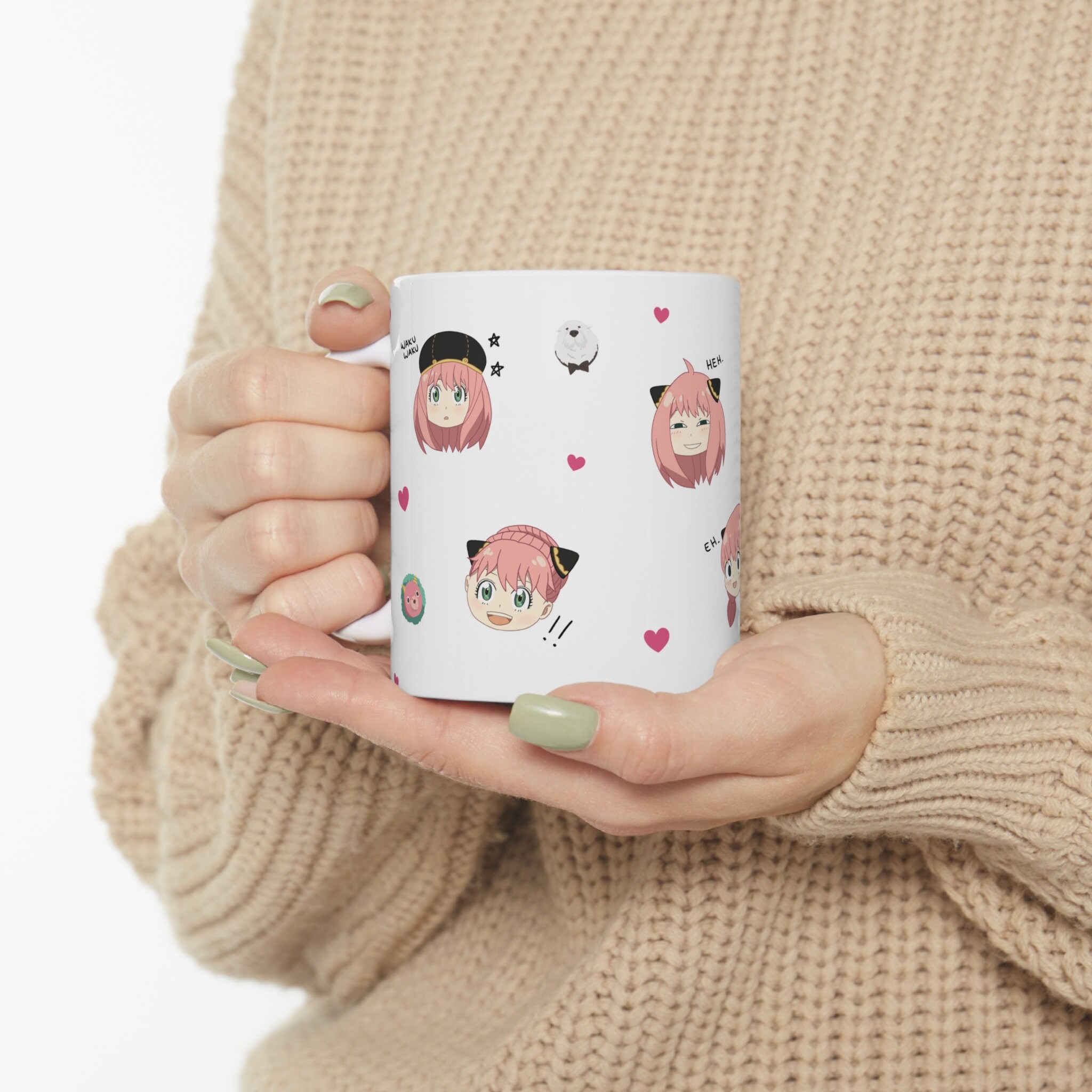 Anya Forger Spy X Family Inspired Ceramic Mug 11 Oz - Etsy