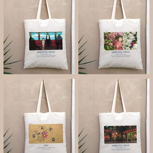Studio Ghibli Movies Art Tote Bag - Various Models - Etsy