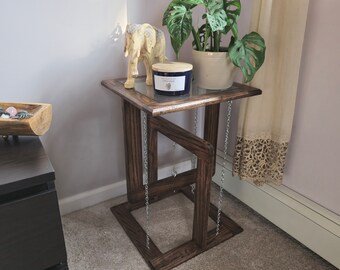 Solid Oak Floating Table Tensegrity - Etsy