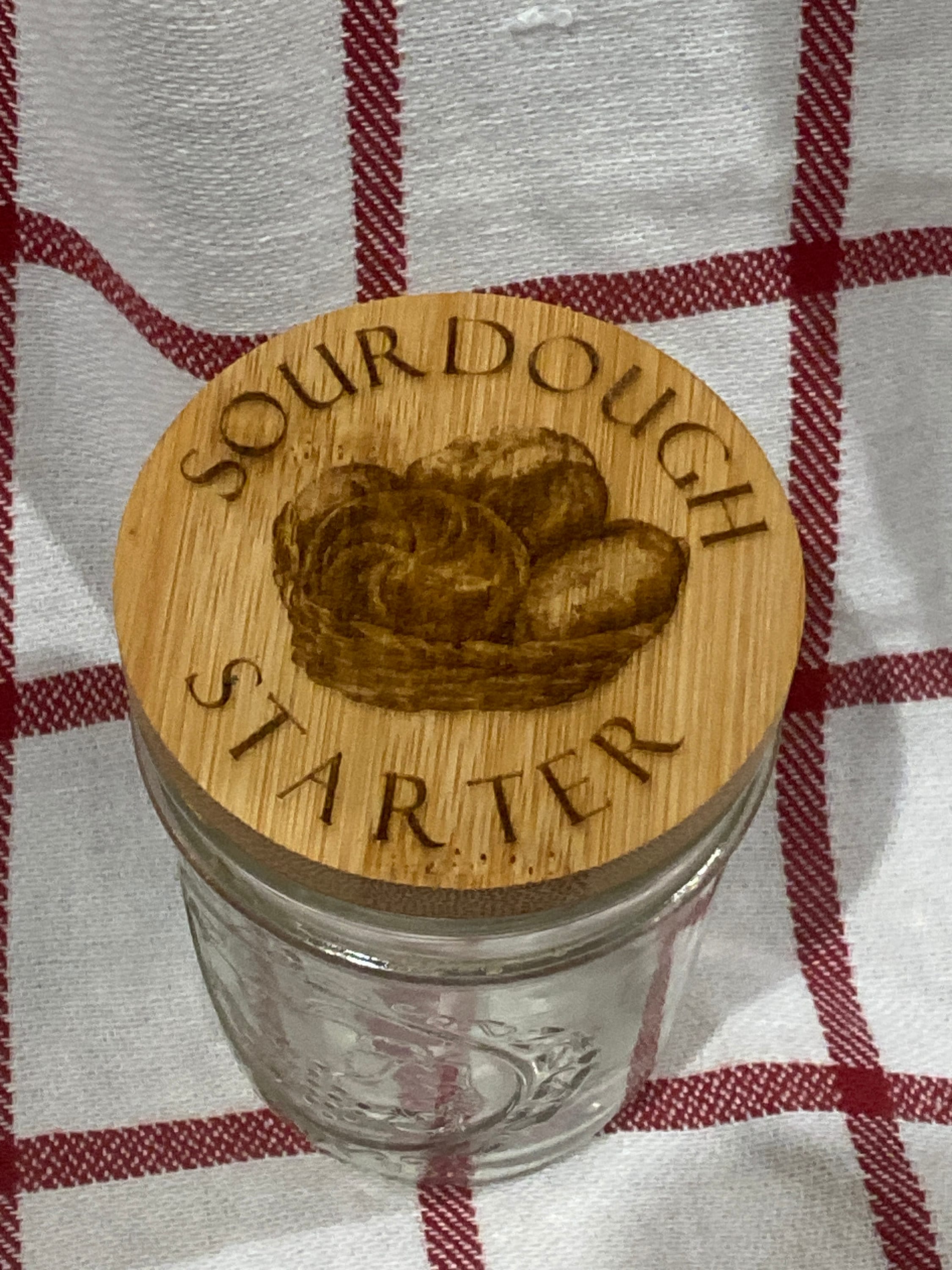 Sourdough Starter Standard Jar Lid - Etsy