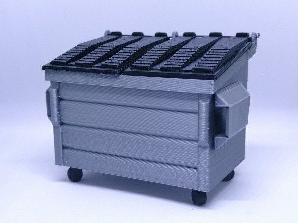 Desk Dumpster (2.5 Inches Wide) - Etsy