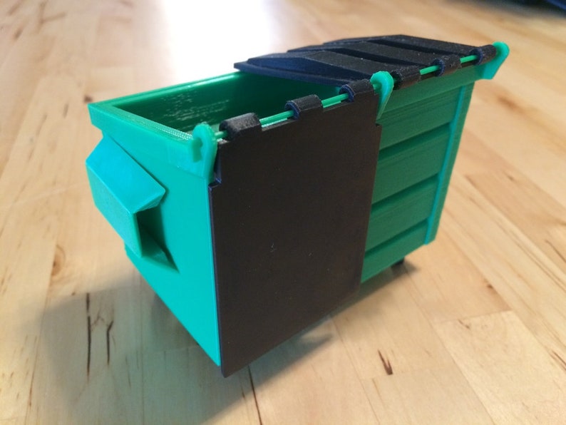 Desk Dumpster 2.5 Inches Wide - Etsy