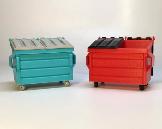 Mini Dumpster 3D Printed Desk Organizer Modern and Functional - Etsy