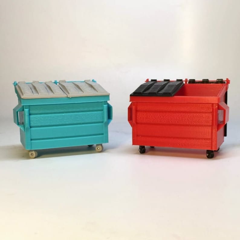 Desk Dumpster (2.5 Inches Wide) - Etsy