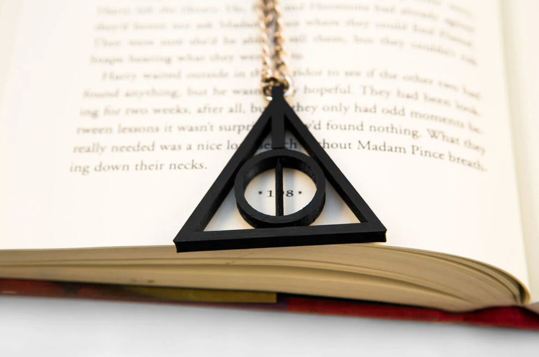 Deathly Hallows Rotating Pendant Keychain - Etsy