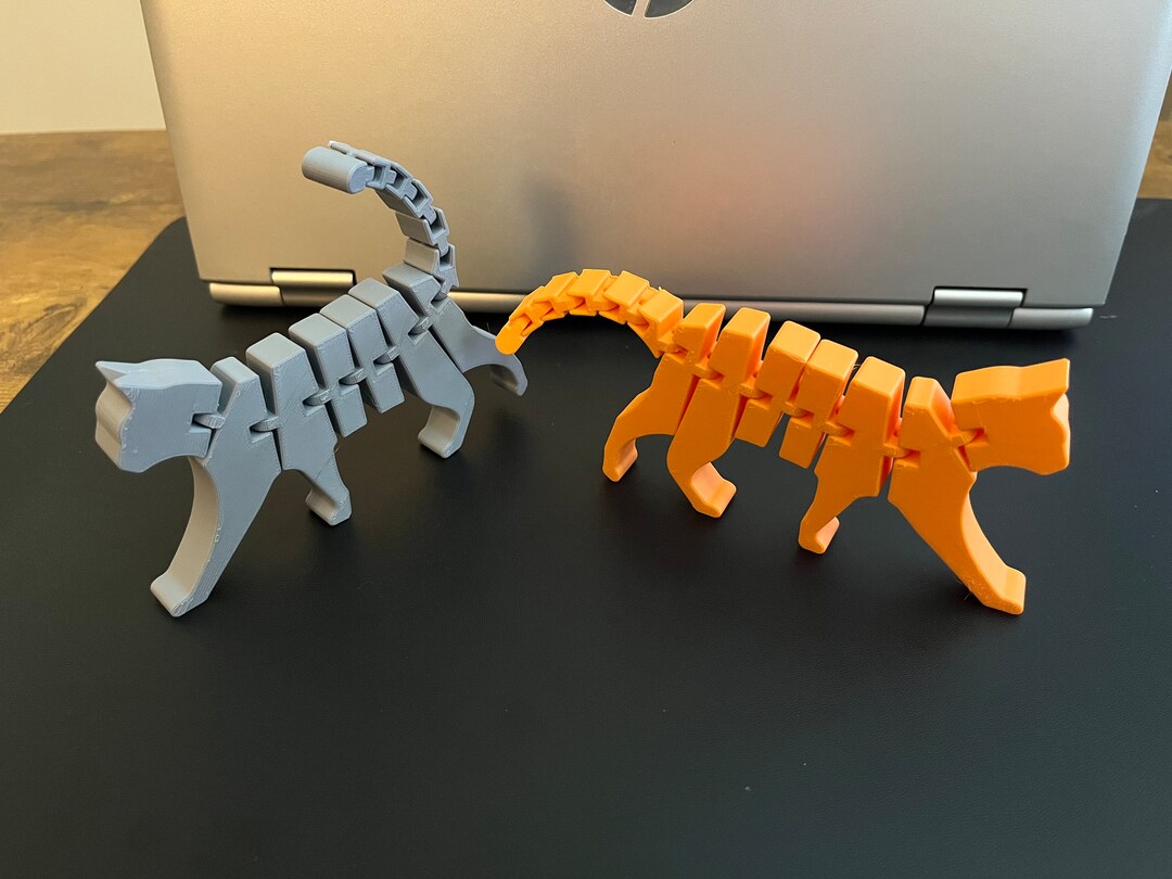 Flexi-cat the Flexible Cat Fidget Toy - Etsy