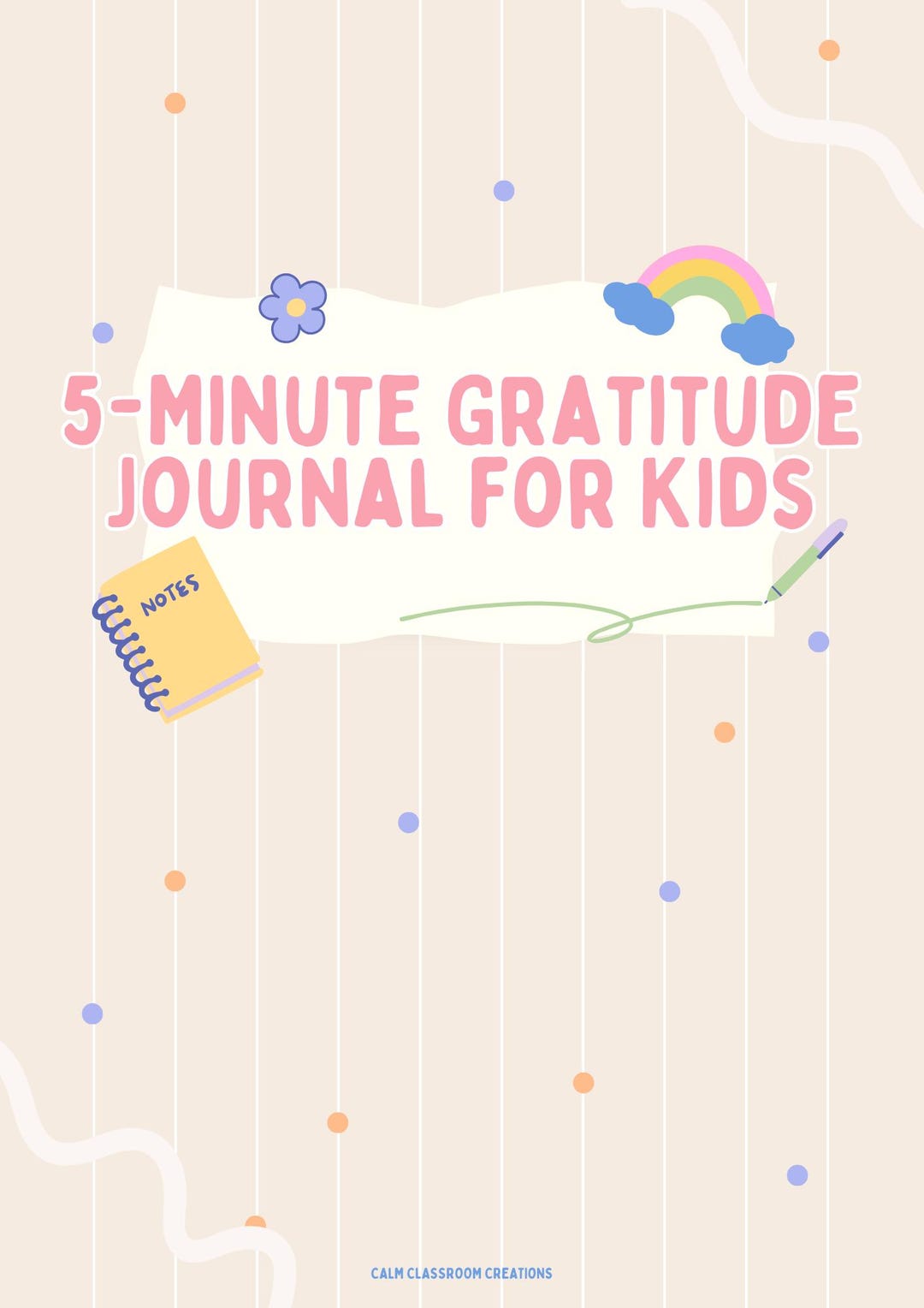 Gratitude Journal for Kids | Dbt-inspired Mindfulness and SEL Activity ...