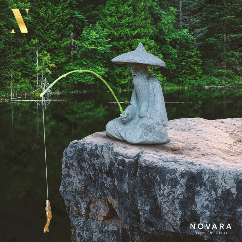 Fisherman Balancing Sculpture - Etsy