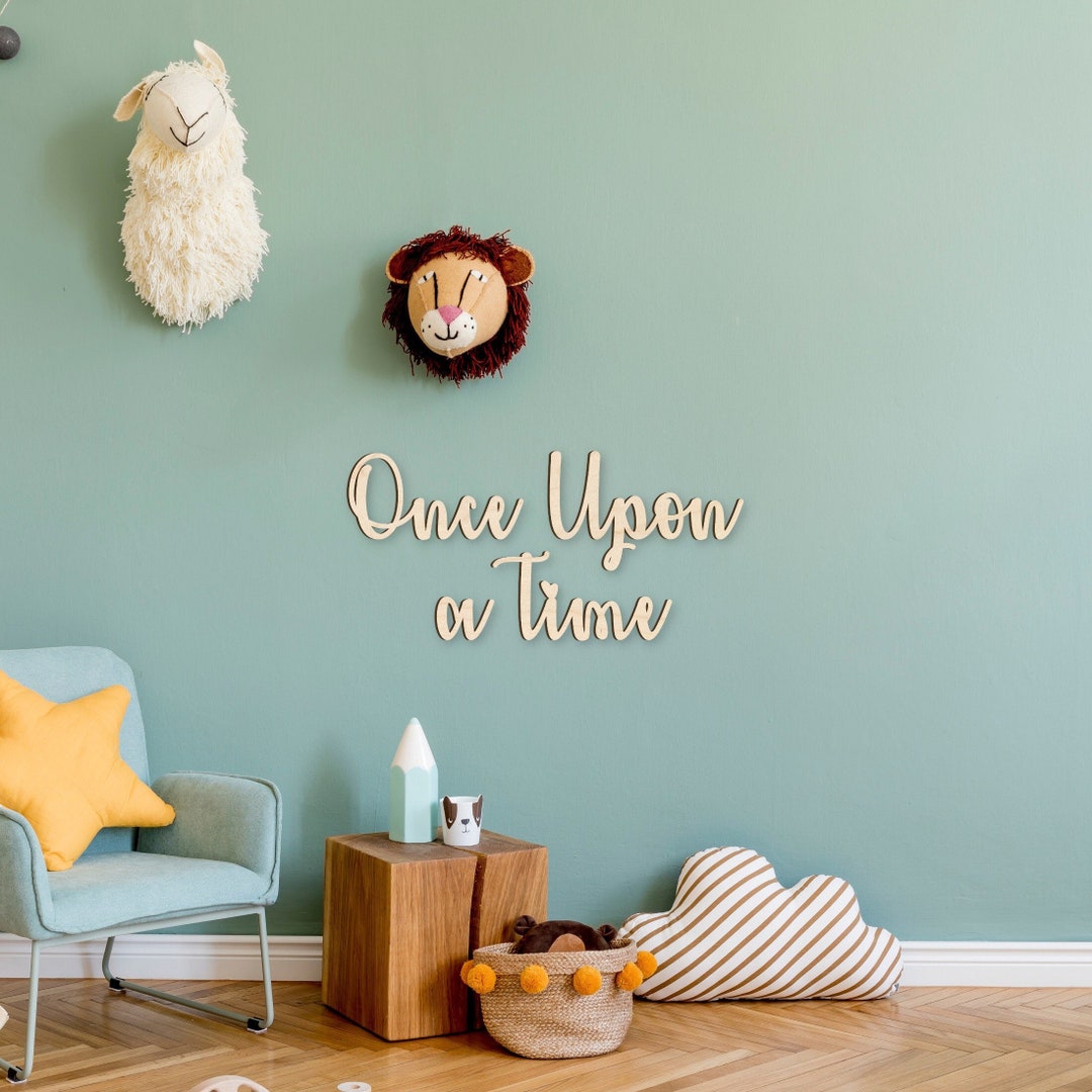 Once Upon A Time Sign, Reading Nook Sign, Kids Bedroom Decor Ideas ...
