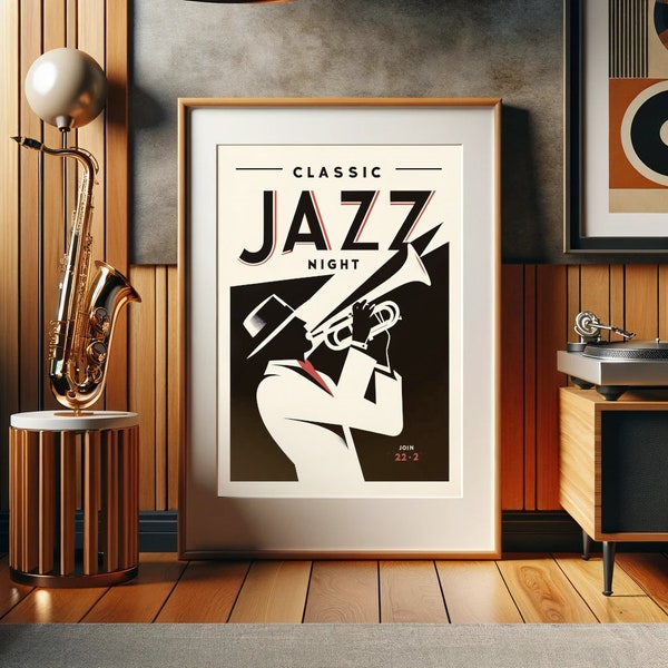Jazz Poster - Etsy