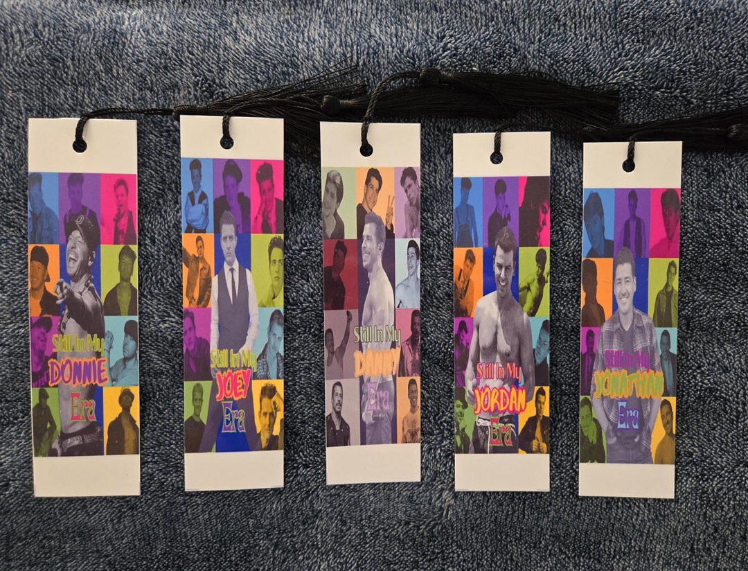 New Kids on the Block Bookmarks NKOTB Jordan, Donnie, Joe, Danny ...