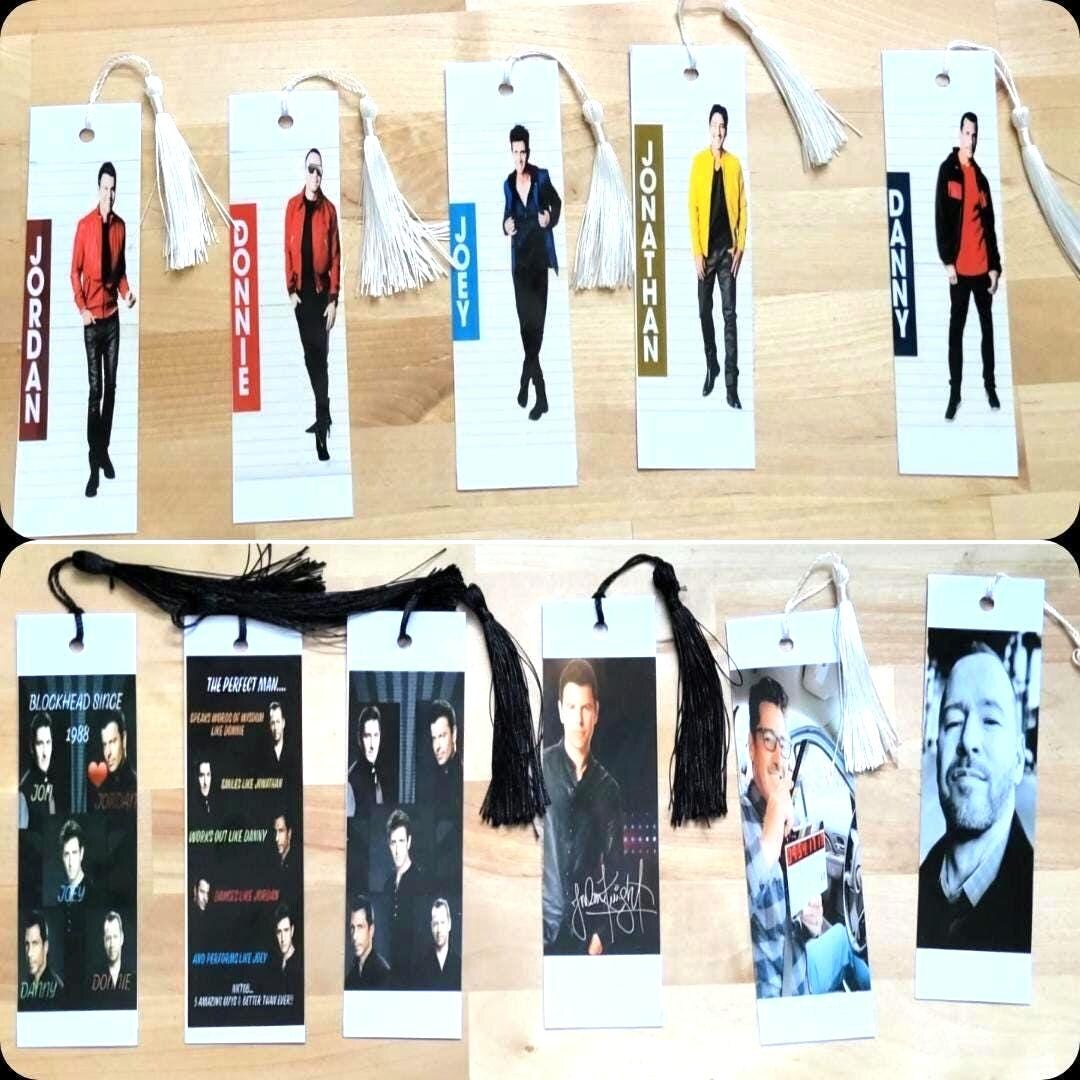 New Kids on the Block Bookmarks -- NKOTB -- Jordan, Donnie, Joe, Danny ...