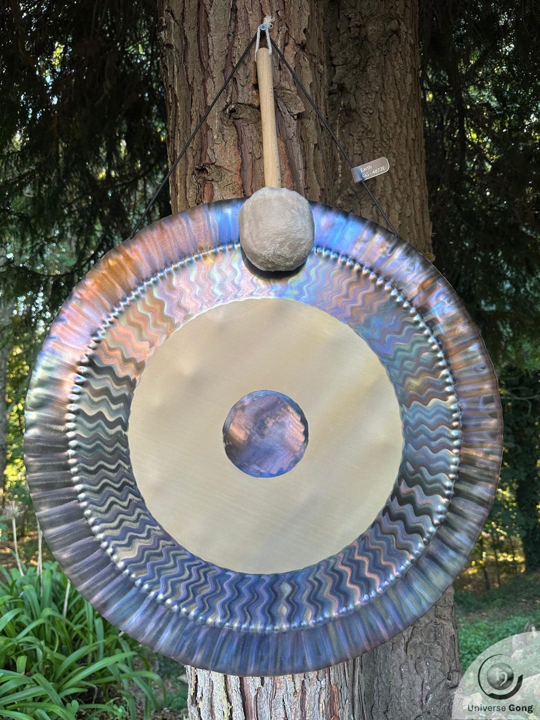 EARTH_ Planetary Gong 70cm/27.5" _ Handcrafted Meditation Instrument ...