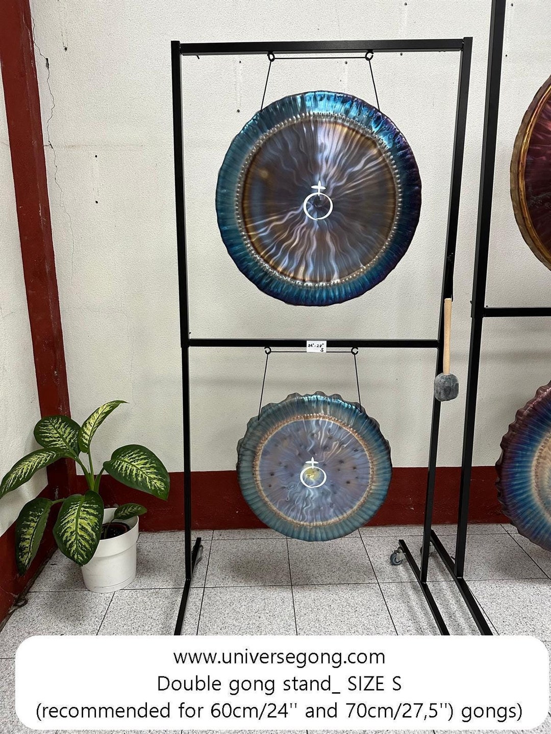 Double Stand for 24" - 28" UG Gongs (equivalent to 22-25'' for Other ...