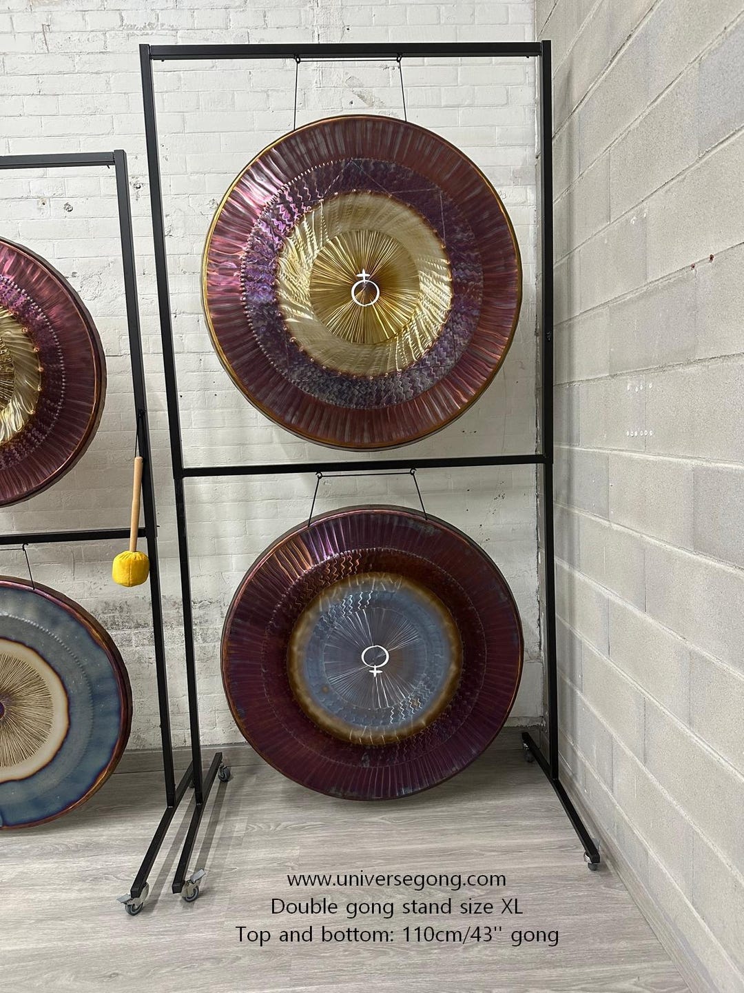 Double Stand for 43" All Gongs - Version Without Wheels - SIZE XL - Etsy