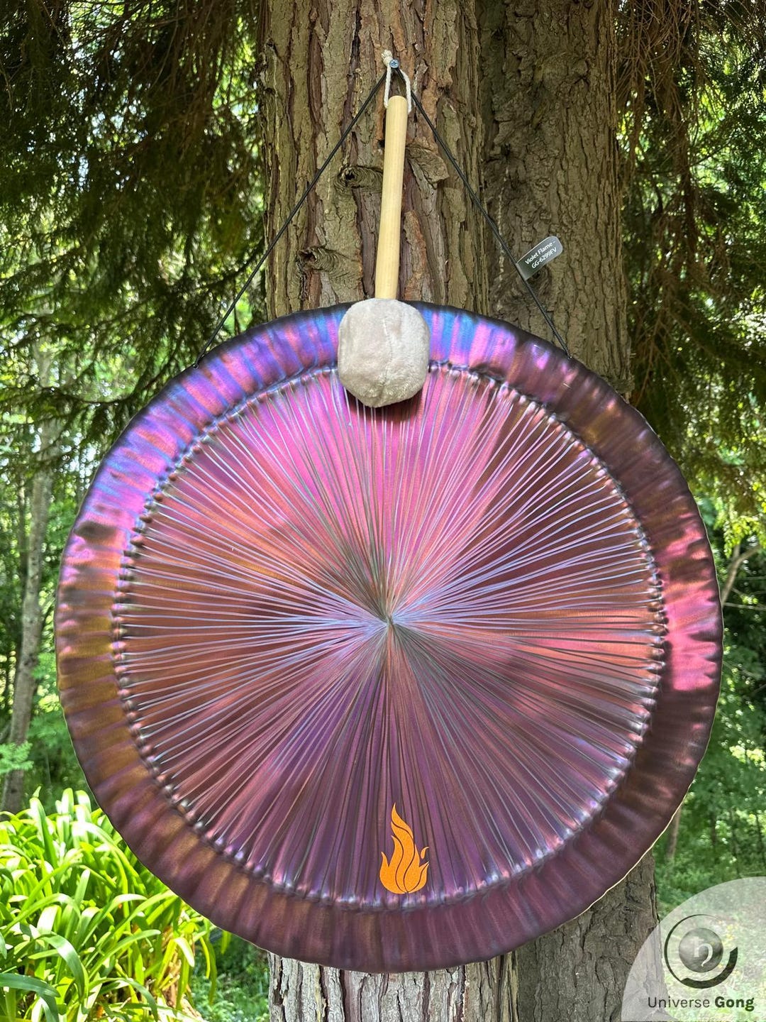 VIOLET FLAME _ Gong 70cm/27.5" (GG-6299FV) - Mallet Included! - Etsy