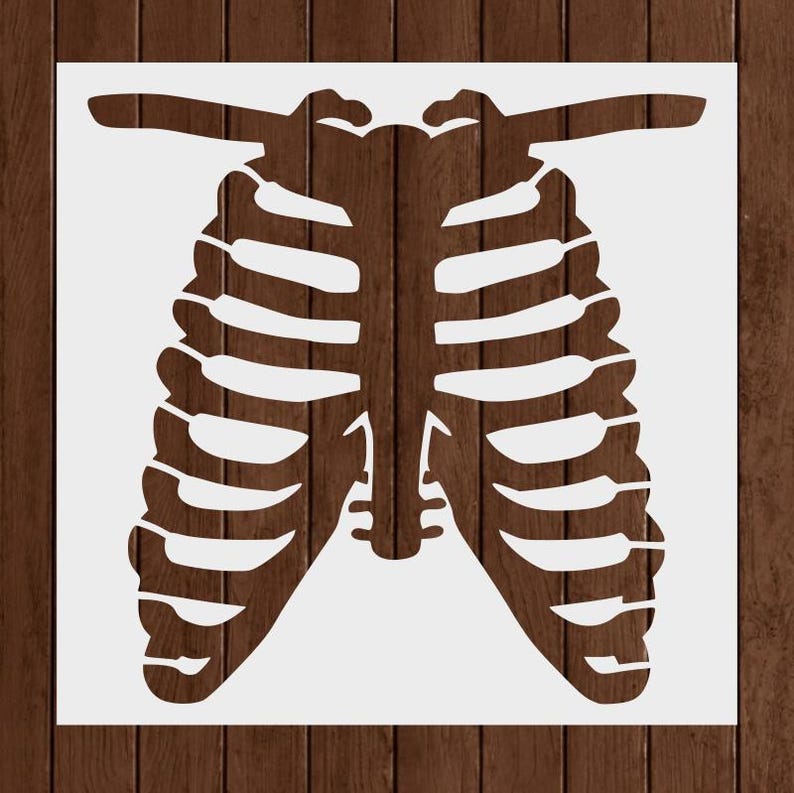 Bones Stencil - Reusable Bones Stencil - DIY Craft Stencil, Painting ...