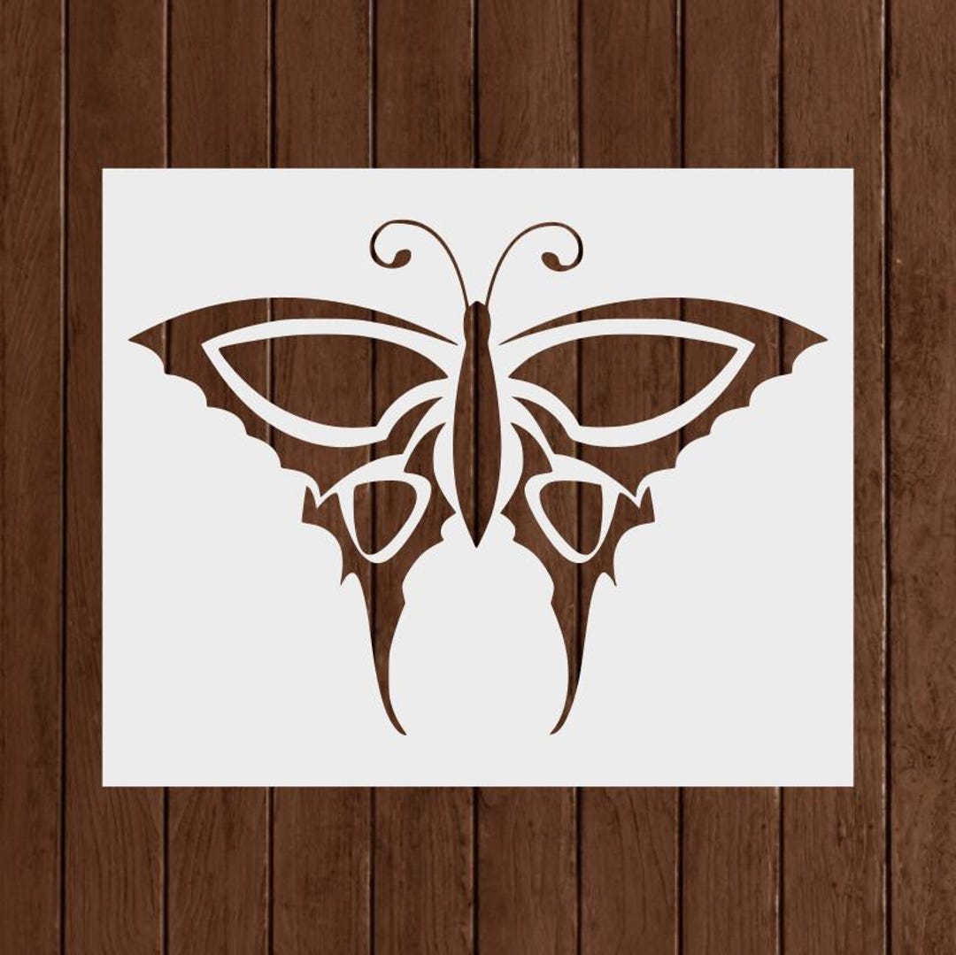 Butterfly Stencil - Reusable Butterfly Stencil - Art Stencil - DIY ...
