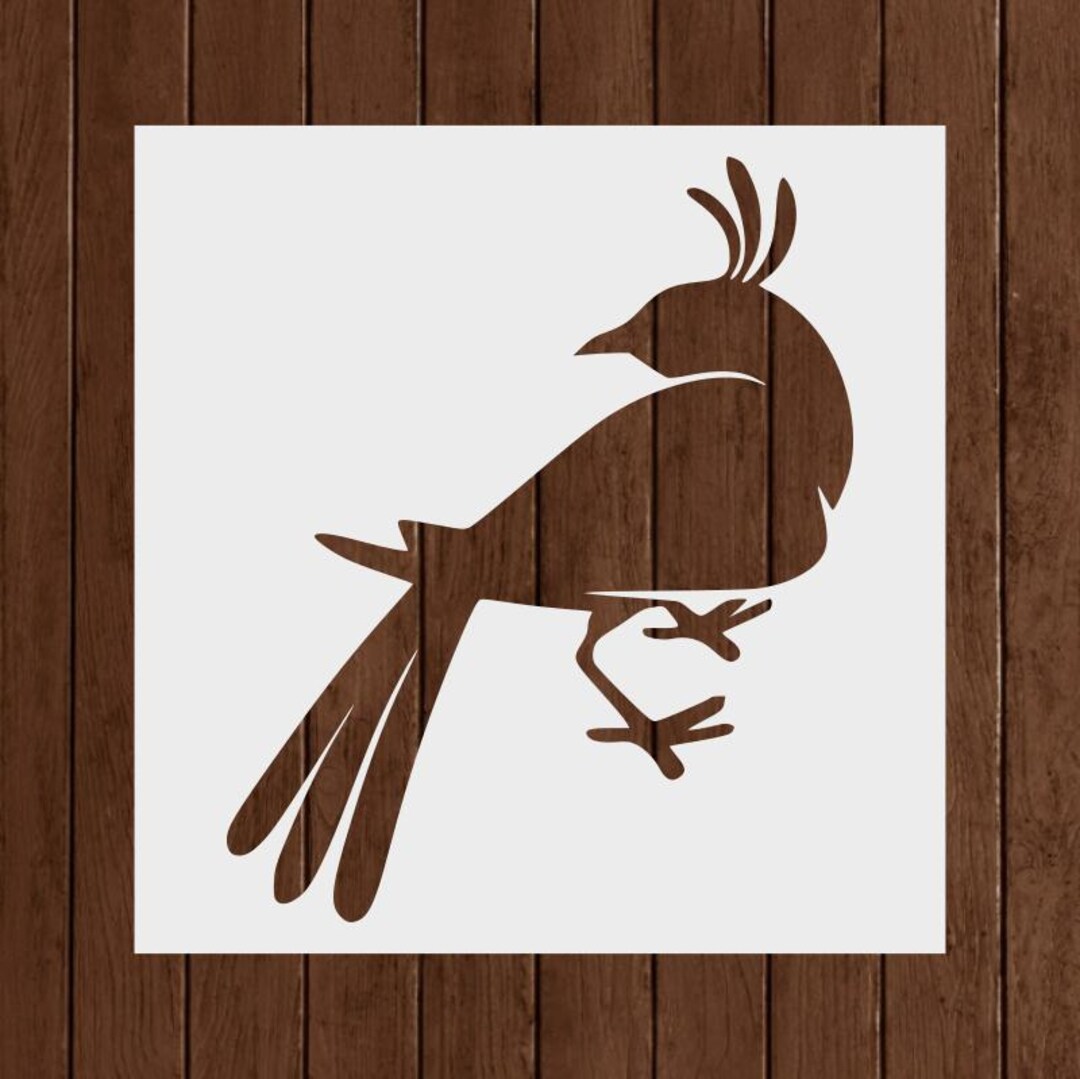 Bird Stencil - Reusable Bird Stencil - Art Stencil - DIY Craft Stencil ...